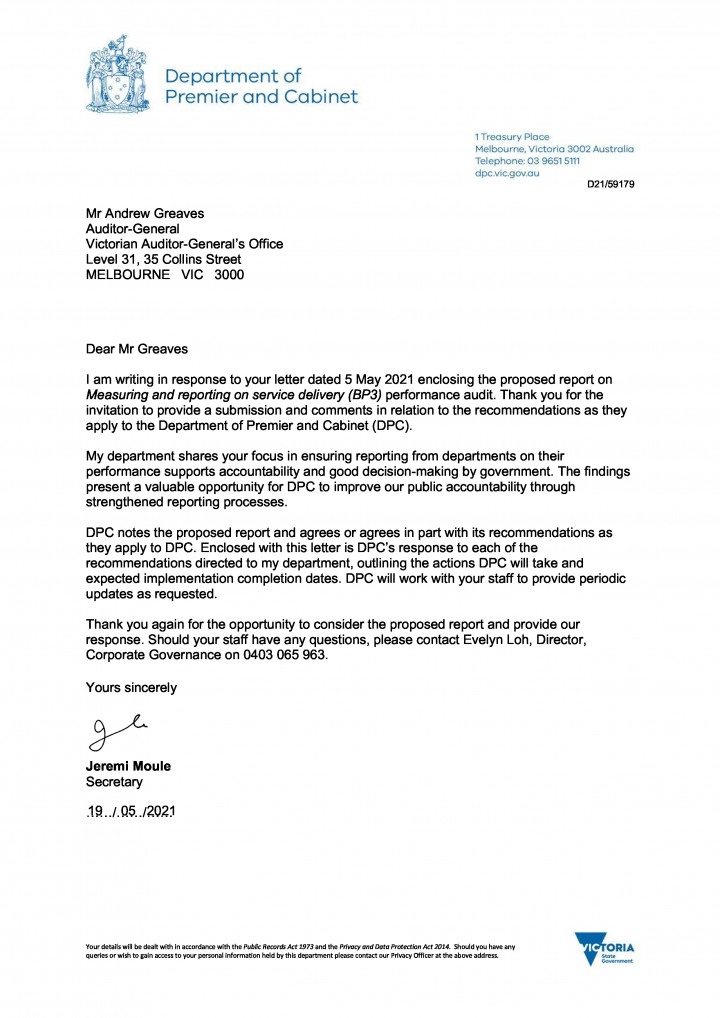 Measuring and Reporting on Service Delivery | Victorian Auditor-General ...